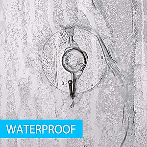 Awpeye Suction Cup Hooks, 1.77 Inches Universal Clear PVC Suction Cups for Shower Removable Window Suction Cups with Hooks for Kitchen Bathroom, Wall, Glass-40 Packs