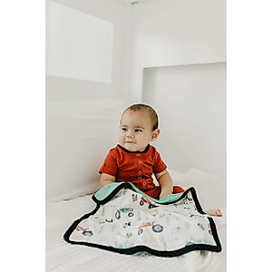 Copper Pearl 3-Layer Knit Security Blanket Set Sized 16" x 16" 2-Pack Jo