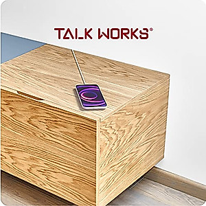 TALK WORKS Compatible with MagSafe Charger for iPhone 12, 13 with 6ft USB-C Cable Connected (No Wall Adapter) Magnetic Fast Charge Cord for Apple iPhone 13, 12 Pro/Max, Mini & Mag Safe Cases - Pink