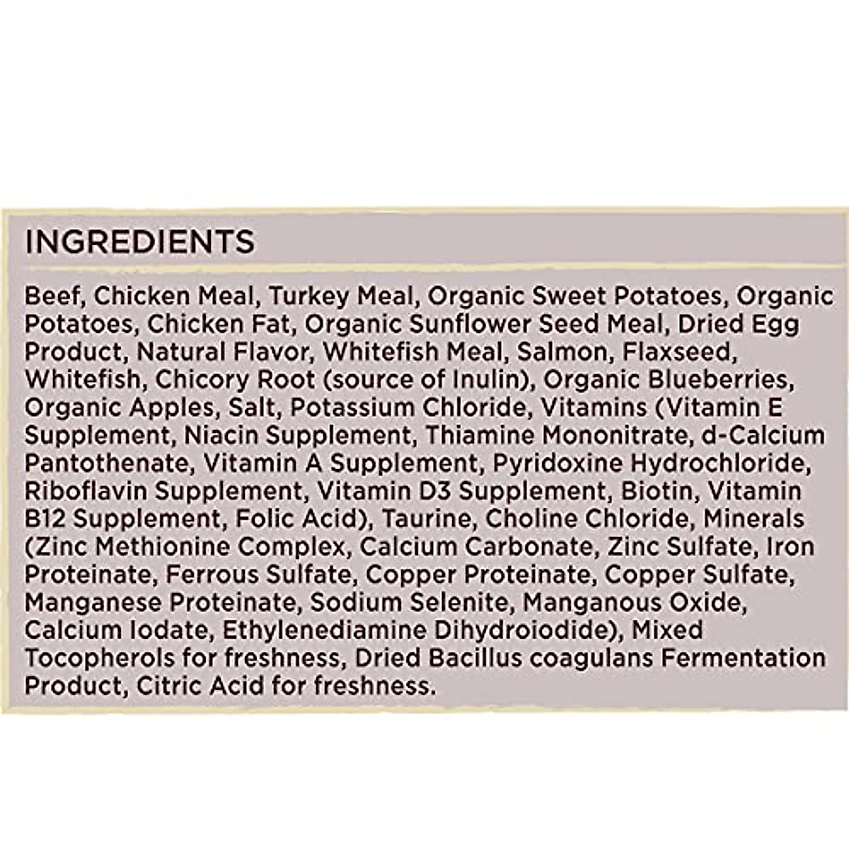 Castor & Pollux Pristine Grain Free Dry Dog Food Grass-Fed Beef & Sweet Potato Recipe with Raw Bites - 4 lb Bag