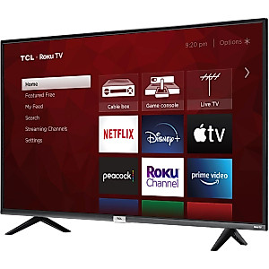 TCL 50-inch Class 4-Series 4K UHD Smart Roku LED TV - 50S435, 2021 Model