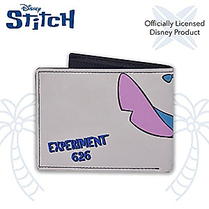 Concept One Disney's Stitch Bifold Wallet in a Decorative Tin Case, Multi
