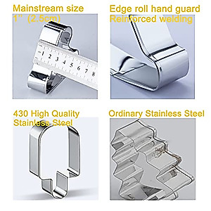 Mickey Cookie Cutter Set, Mickey Cutters Stainless Steel Fondant Cutters (Cartoon Cookie Cutters Set)