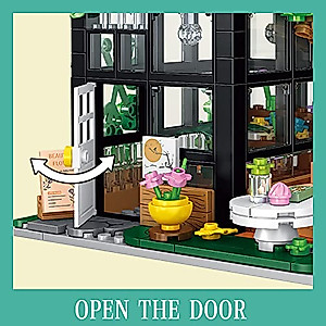 Mesiondy Flower House Building Set, Compatible with Lego Flower Friends House, Create a Warm and Beautiful Environment, Gift for Girls 6-12(567 Pcs)