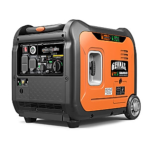 GENMAX Portable Generator, 6000W Super Quiet Dual Fuel Portable Engine with Remote/Electric Start, Ultra Lightweight for Backup Home Use & Camping Travel Outdoor .EPA Compliant(GM6000iED)