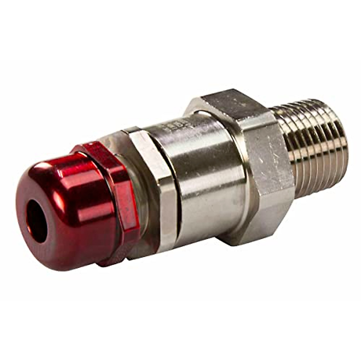 Explosion Proof Cable Gland - 1/2" NPT - Nickel Plated Brass - ATEX Rated N4X - 0.122-0.343" Cable
