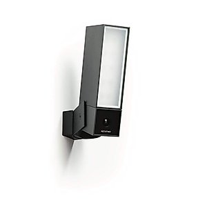 Pass & Seymour Netatmo c Camera, WiFi, Integrated Floodlight, Movement Detection, Night Vision, Without Fees, NOC01-US, Black Aluminium
