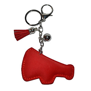 Popfizzy Red Cheer Keychain for Girls, Cheerleader Gifts for Girls, Bag Charm, Cheer Gifts, Cheer Stuff, Backpack Charms