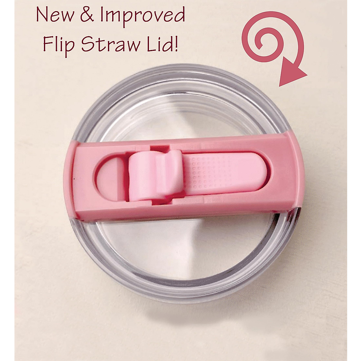 The Darling Effect Tumbler with Handle Matching Lid and Straw 40 oz Tumbler with Reusable Straws Garden Pink Stainless Steel Travel Mug 6 Piece Set for Hot Drinks Iced Coffee