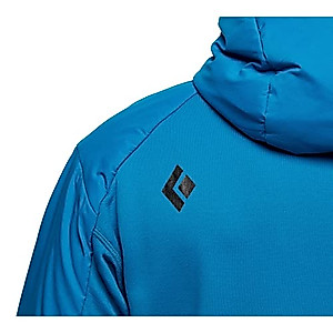 Black Diamond Mens First Light Hybrid Mid-Layer Insulated Hoody, Kingfisher, Medium