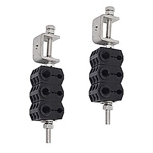 LB-LAIBA C-Clamps, Stainless Steel C-Clamp for Woodworking Welding Building Household Tiger Clamp G-Clamp 2 pieces (120 long)
