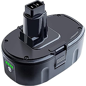 DTK Battery Replacement for Dewalt 18V XRP Ni-Cad Battery DC9096 DC9098 DC9099 DE9039 DE9095 DE9096 DE9098 DW9095 DW9096 DW9098 DE9503 DC9182 18 Volt 6.5Ah Batteries