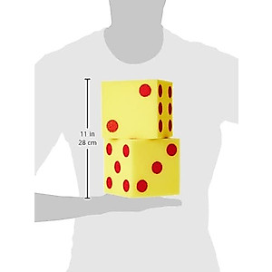 Giant Soft Cubes Dot 2/pk 5 Inch Cube Square