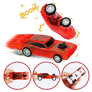 3 otters 24PCS Small Pull Back Cars for Kids, Mini Race Car Party Favors, Easter Egg Prefilled Basket Stuffers Filler and Classroom Prize Supplies