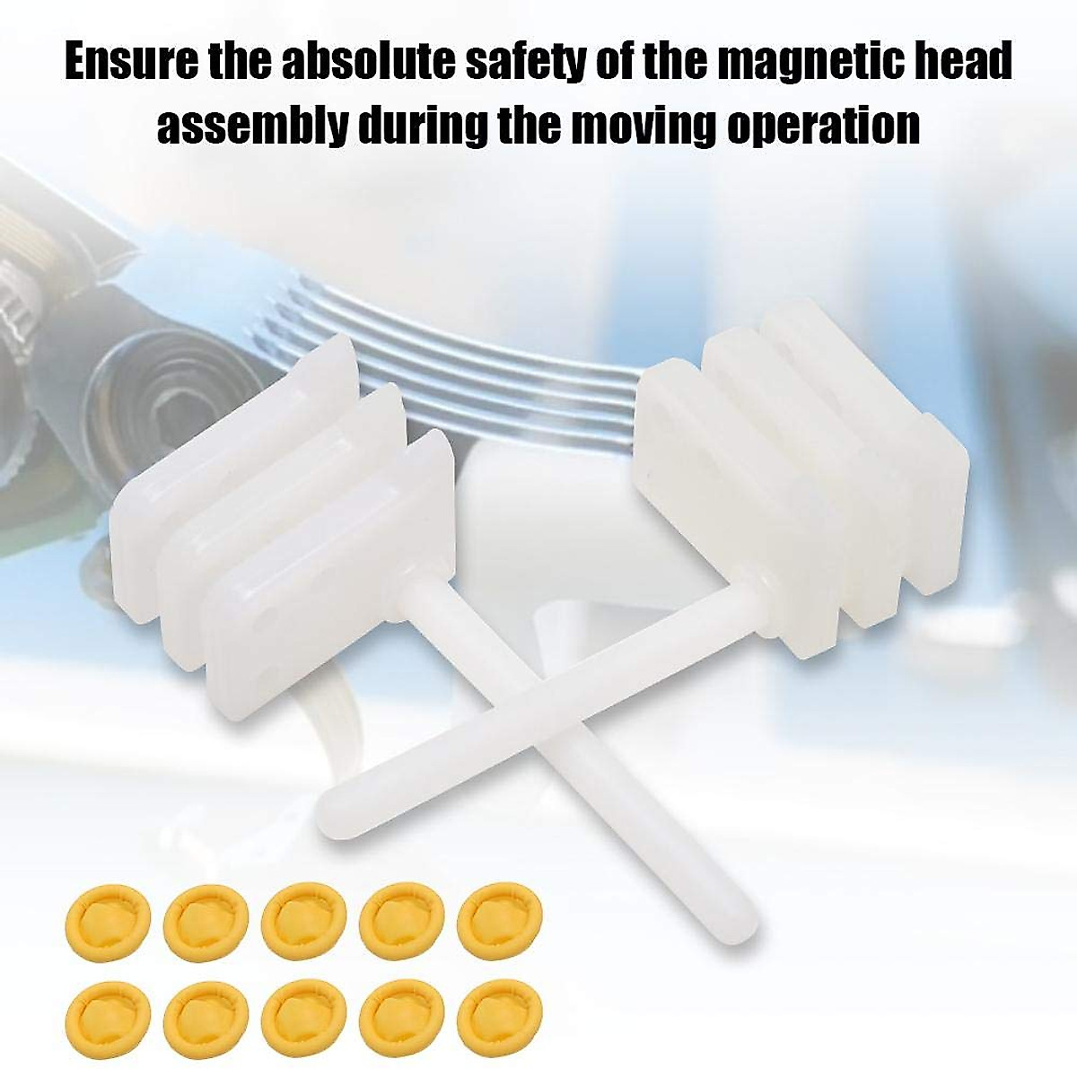 Yoidesu 60PCS Hard Drive Repair Head Replacement Tools,Magnetic Head Change Kit for 2.5/3.5 inch Hard Drive,HDD Head Comb Tool Kit Have Good Synchronization for Data Recovery Operations