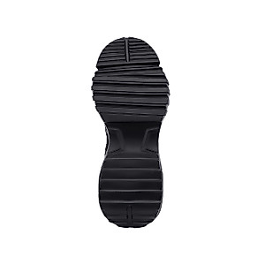 Mazino Oasis Fashion Chunky Sneakers for Men -Men's Athleisure Casual shoes (Red/Black /9.5)