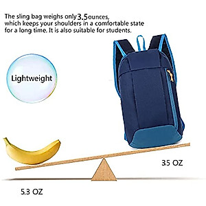 WTSHOPME Mini Backpack Hiking Small Bookbag 10L Lightweight Daypack Multipurpose for Women Men