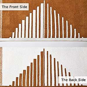 Oli Anderson Triangle Knit Throw Blanket for Couch, Lightweight Cozy Blanket and Throws with Plush Reversible Microfiber, Fluffy Blanket for Travel, Bed, Sofa, 50"x60", Caramel