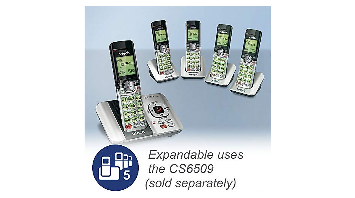 VTech CS6529-3: 3-Handset Cordless Phone + Answering System