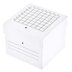 uxcell Centrifuge Tube Freezer Storage Box 49-Well Cardboard Holder White for 10ml 18mm Dia Micro Centrifuge Tubes