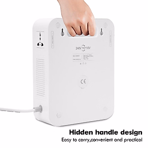 MYOYAY 2000W Step Up Voltage 110v to 220v Converter, Lightweight 110v to 220v Voltage Converter US to Europe Asia Power Transformer with Circuit Breaker Protection