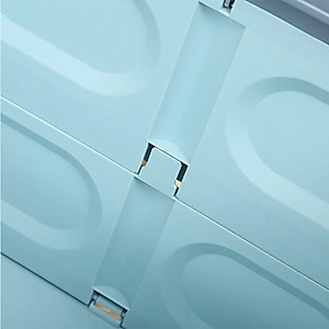 LXYLY Outdoor Waterproof Storage Box Outdoor Storage Shed Moving Folding Organizing Tool Box with Cover for Courtyard (Size : 30L, 55L)