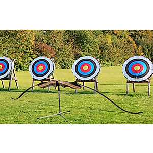 Southland Archery Supply SAS Stainless Steel Heavy Duty Bow Stand for Recurve Bow Longbow Takedown Bow