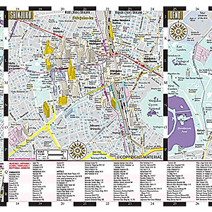 Streetwise Tokyo Map - Laminated City Center Street Map of Tokyo, Japan (Michelin Streetwise Maps)