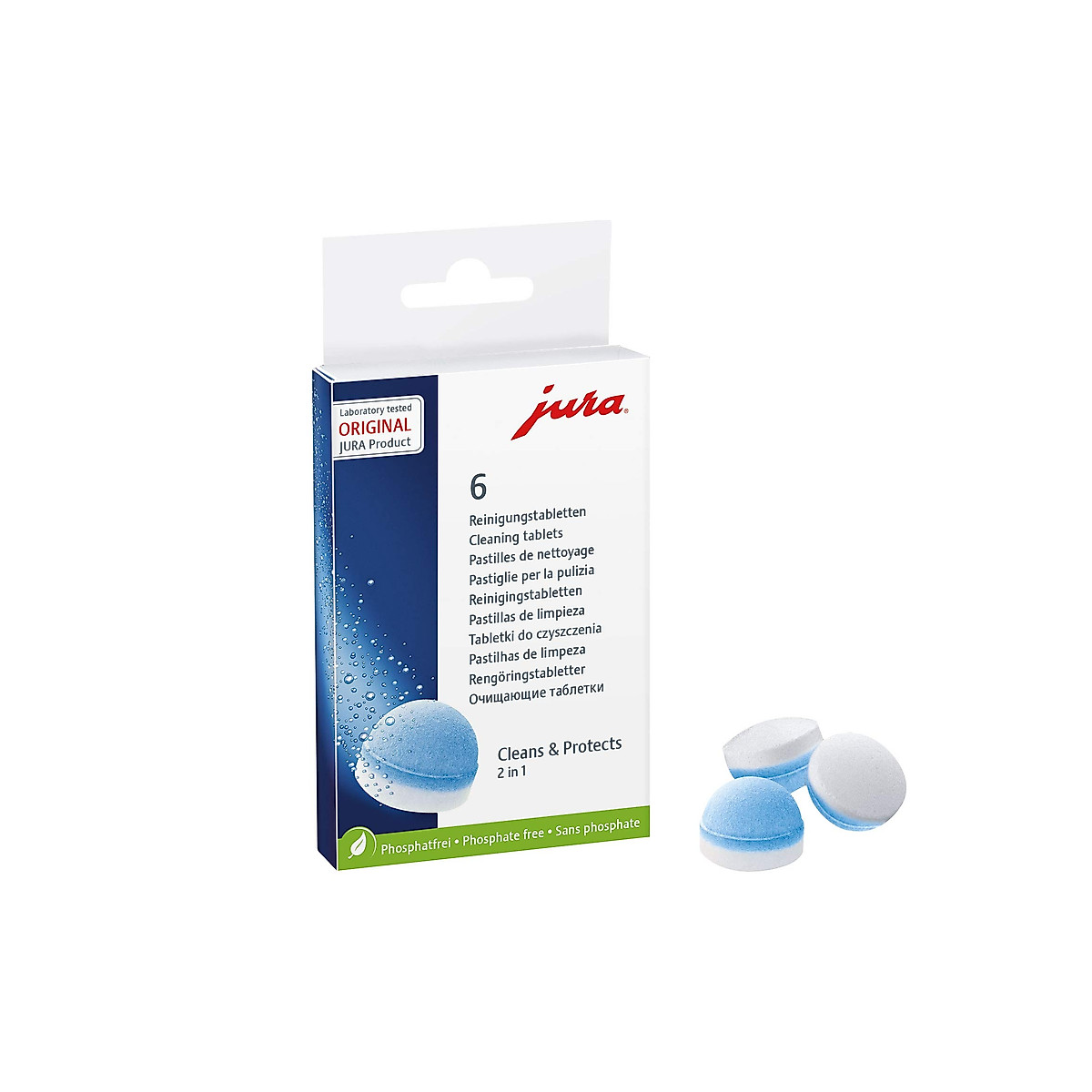 Jura Claris Blue Water Filter Cartridges (x3) and Cleaning Tablets (6 Tabletts) Combo Pack