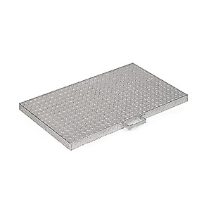 Titan Great Outdoors Griddle Cover Fits 36in Blackstone Grill, Diamond Plated Aluminum Flat Top Griddle Guard Cover