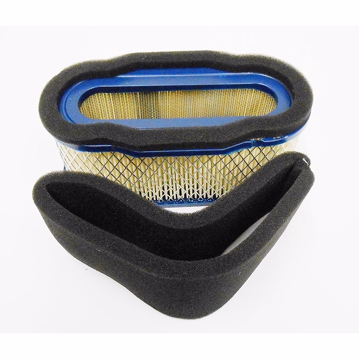 Air Filter w/ Pre-Filter - Compatible With Kawasaki 11013-7012, 11013-7002, 11013-7024, 11013-7010, 11013-7027. Pre-Filter 11013-7009; Compatible With John Deere M150403, Pre-Filter 140294