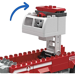 MEGA BLOKS PAW Patrol Toddler Building Blocks Toy, Marshall's Ultimate Fire Truck with 37 Pieces, 2 Figures, Gift Ideas for Kids Age 3+ Years