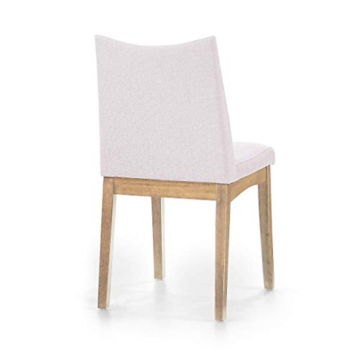 Christopher Knight Home Ignativs Fabric Dining Chair (Set of 2), Light Beige and Oak