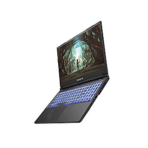 GIGABYTE G5 MF: 15.6" FHD 1920x1080 144Hz, NVIDIA GeForce RTX 4050 Laptop GPU, Intel Core i5-12450H, 16GB DDR4 RAM, 512G SSD, Win11 Home (G5 MF-F2US313SH),Black