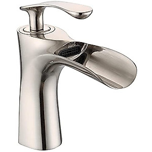 Bathroom Sink Faucet Sink Faucet Single Handle Brass Sink Faucet Bathroom Sink Faucet Single Handle hot and Cold Water Tank Faucet Desktop Crane Toilet Faucet ( Color : Black Oil Brushed )