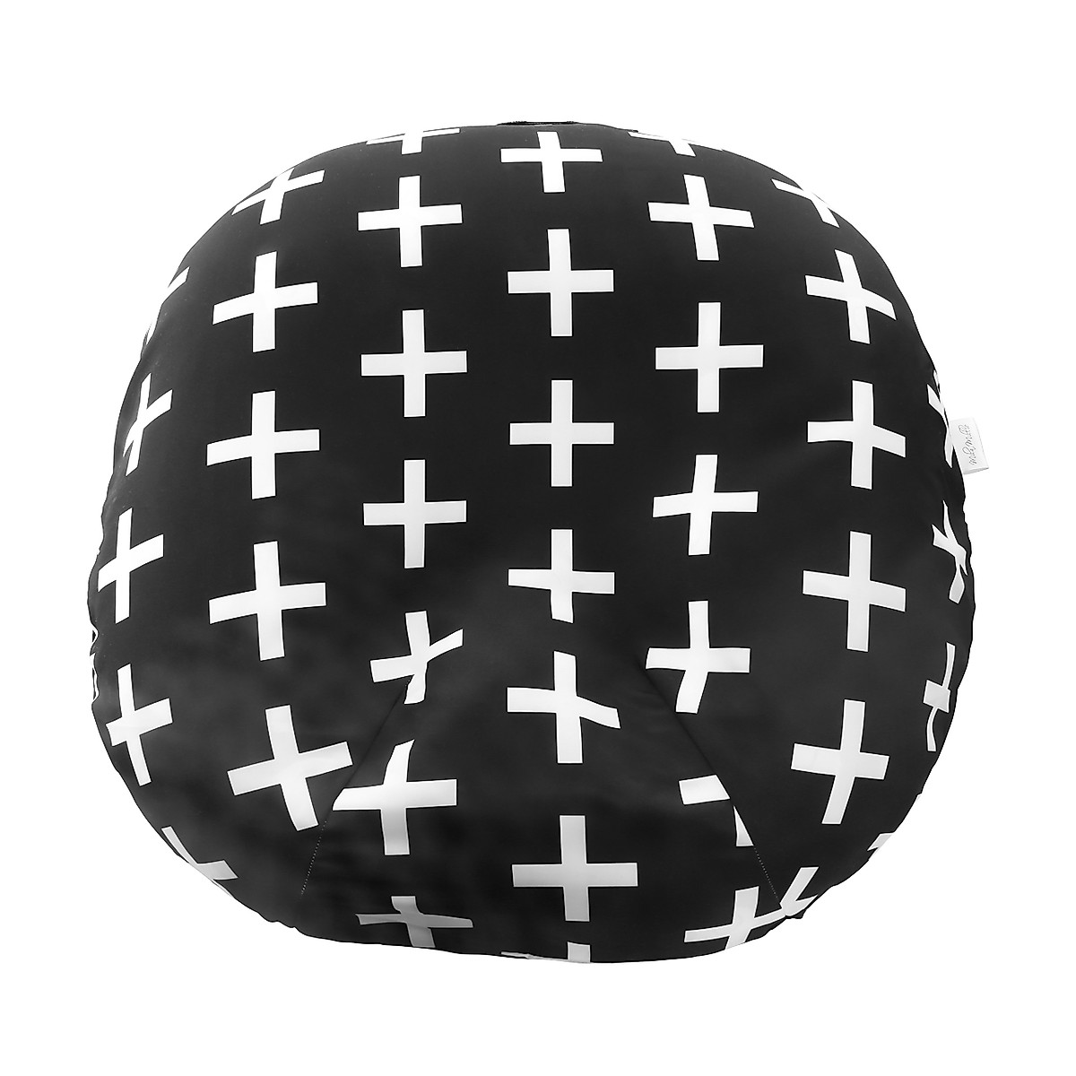 Mila Millie Water Resistant Removable Cover for Newborn Lounger | Unisex Swiss Cross Design | Premium Quality Soft Wipeable Fabric (Swiss Cross)