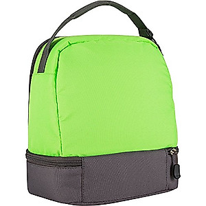 High Sierra Stacked Compartment Lunch Bag, Polka Dot, One Size