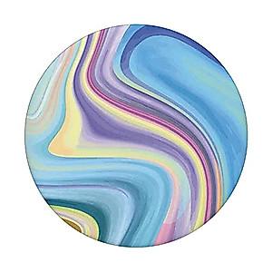 Yellow Purple Illustration Abstract Pattern Phone Popper PopSockets Swappable PopGrip