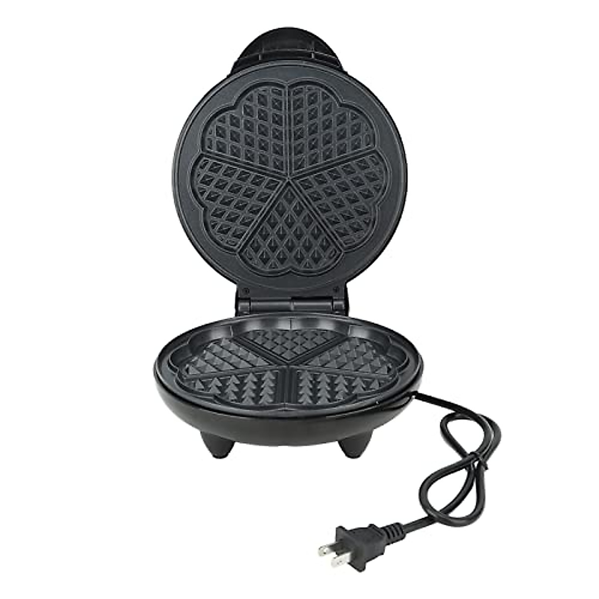 Waffle Maker, Fast Heating 1200W Compact Non Stick ABS Waffle Maker for Restaurant (US Plug 110V)