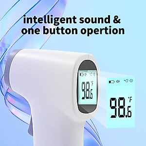 Contec TP500 Medical Infrared Thermometer Baby Thermometer Gun Body Forehead Ear Temperature Gun LCD,Digital Infrared Thermometer for Adults, Kids,Measurement time ≤ 1 Second,one-Year Warranty