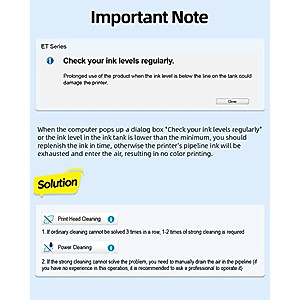 FASTINK Compatible Epson T522 Refill Ink Bottle,High Capacity,5 Pack,Work with EcoTank ET-2720, ET-2800,ET-2803,ET-4800,ET-4700 Printer for Epson 522 Ink Bottle Refill Combo