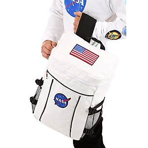 Fun Costumes Adult NASA Backpack Standard White