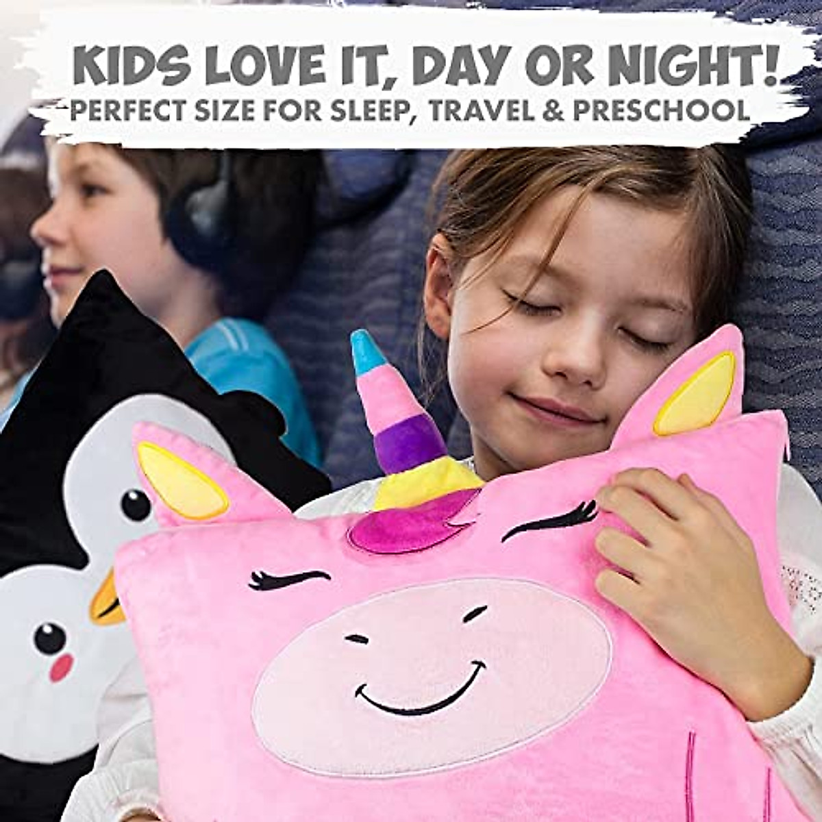 CoPiPa Morgan The Monkey Toddler Pillowcase - Cute Pillow Cases for Small Kids Pillows, Zipper Pillow Case Kids Boys & Girls, Nap Pillow Cover for Toddler, 13x18 Pillowcase, Character Pillows