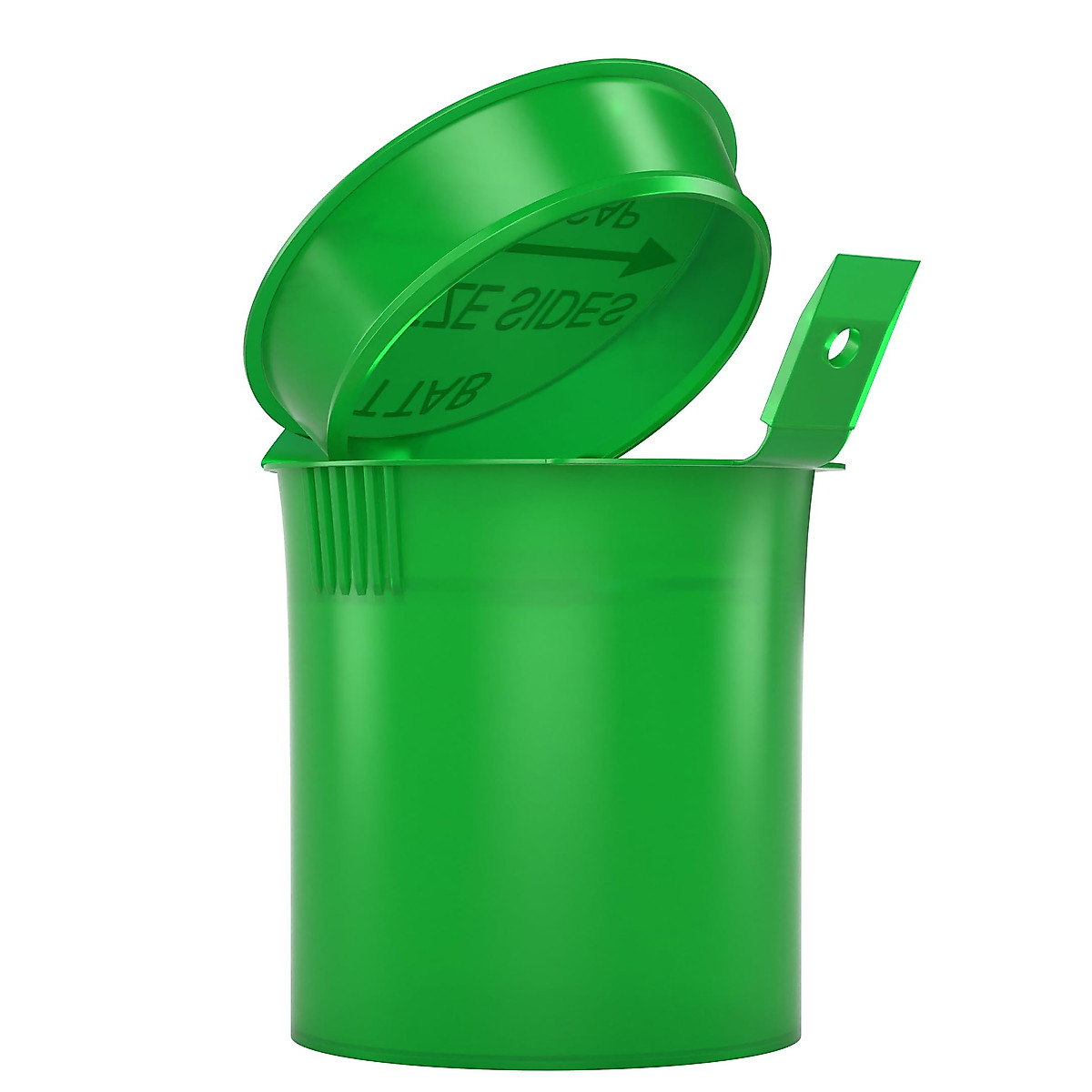 Dragon Chewer 6 Dram Pop Top Bottles - Small Storage Containers - 300 pcs (Green)