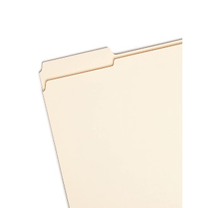Smead File Folder, Reinforced 1/3-Cut Tab, Letter Size, Manila, 100 Per Box (10434)