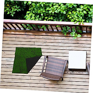 Parliky Artificial Moss Green Turf Artificial Plant Wall Area Rugs Artificial Turf Rugs for Sand Table Fake Turf Sand Table Turf Fake Grass Turf Moss Turf Fake Lawn Adorn Pearl Cotton