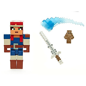 Mattel Minecraft Dungeons 3.25-in Valorie Collectible Battle Figure and Accessories, Based on Video Game, Imaginative Story Play Gift for Boys and Girls Age 6 and Older