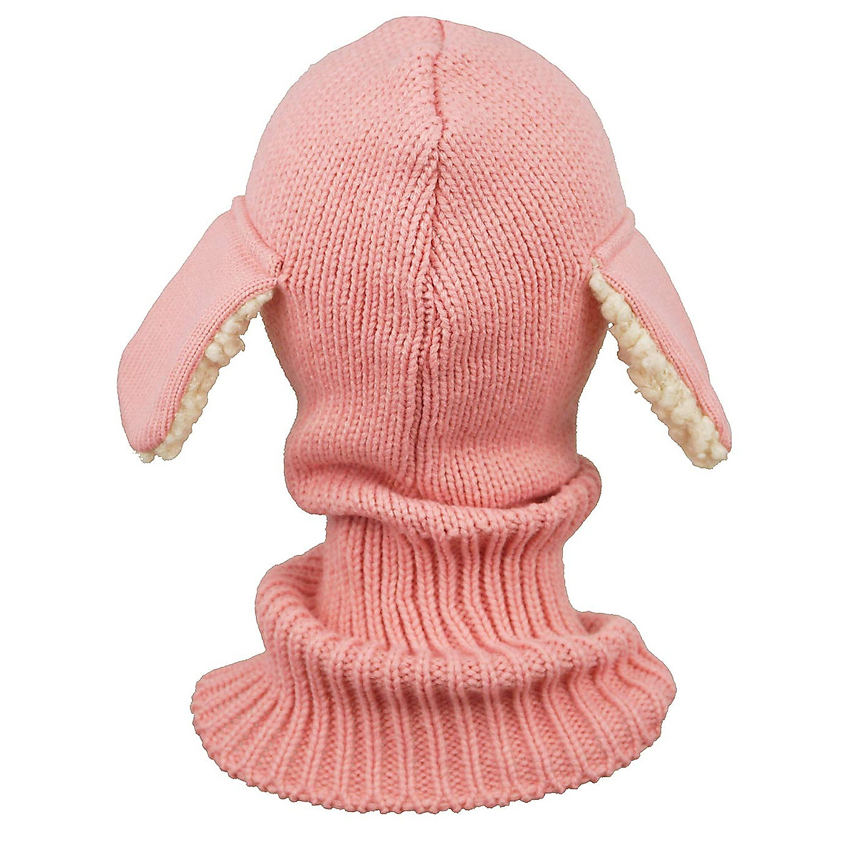 Bienvenu Toddler Hat Scarf Earflap Hoodie, Pink, One Size