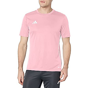 adidas Men's Equipo 23 Jersey, Light Pink/White, X-Large