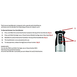 Cuisinart CSB-79R Smart Stick 2-Speed Hand Blender, Stainless Steel/Red, 2018